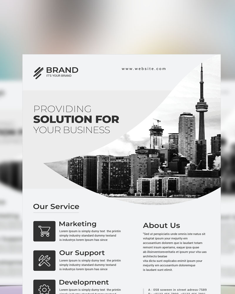 Brand - Flyer Vol_54 - Corporate Identity Template