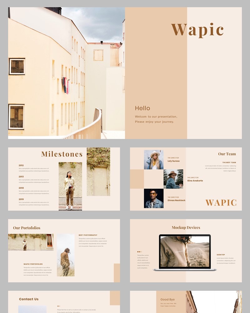 Wapic PowerPoint template #97154 - TemplateMonster