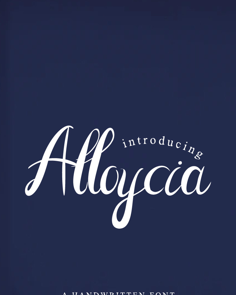 Alloycia Font #97264 - TemplateMonster