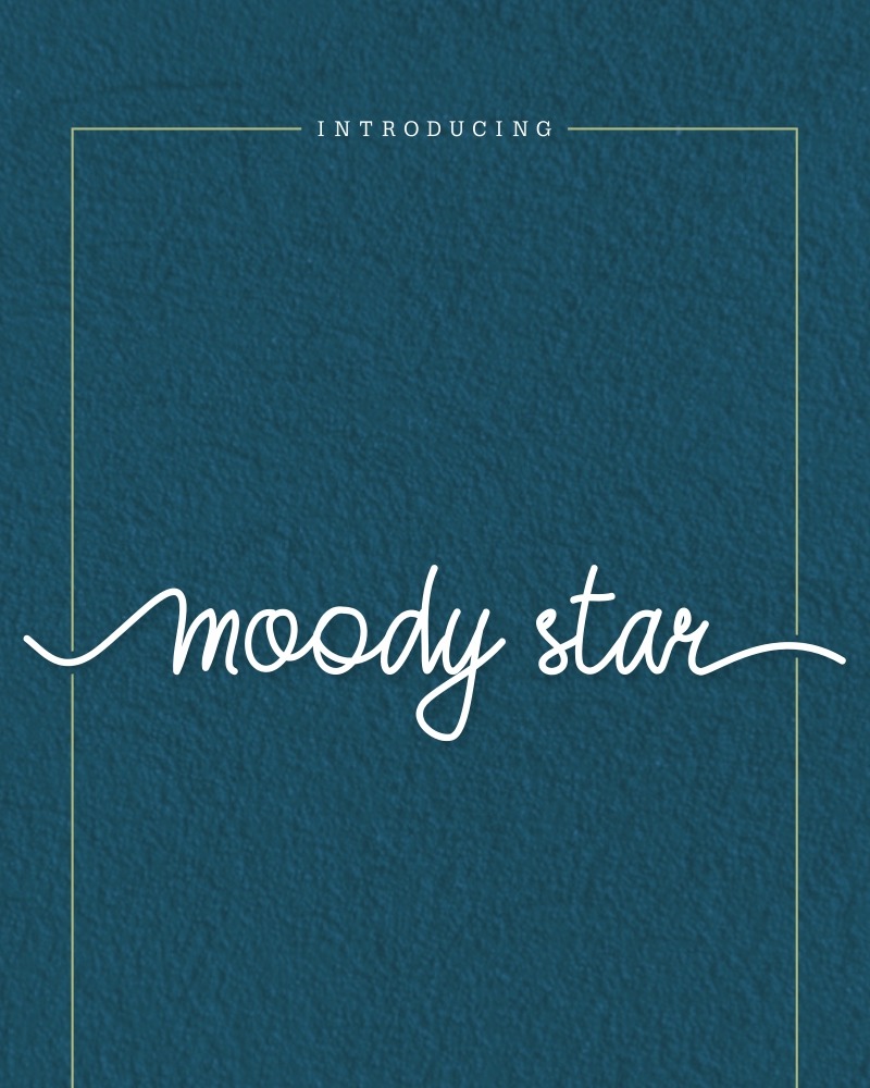 Moody Star Font #97272 - TemplateMonster