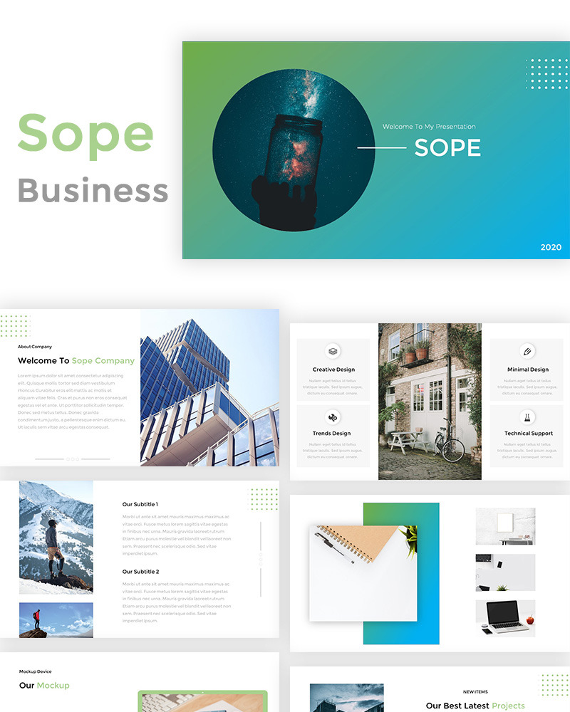 Sope - Creative Business PowerPoint template
