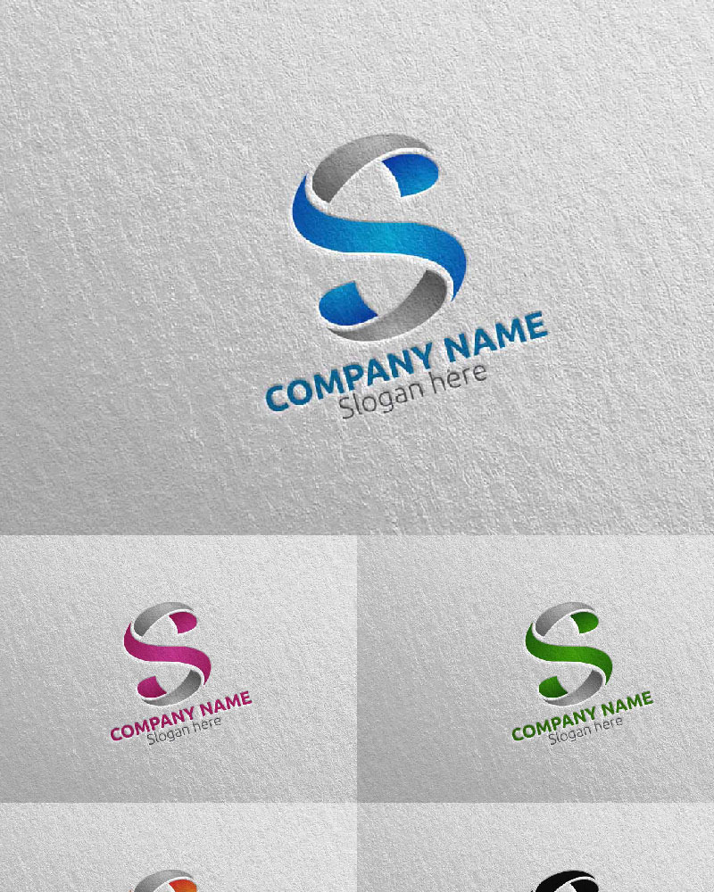 Letter S Design 57 Logo Template #97614 - TemplateMonster