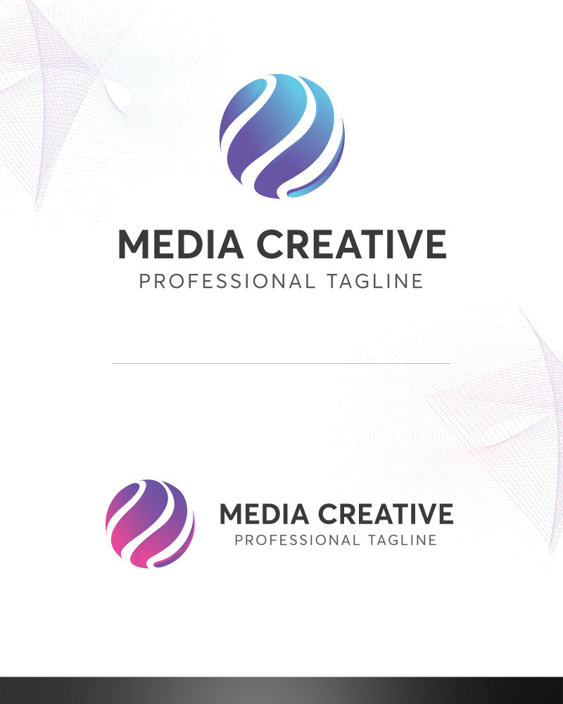 Media Logo Template #97624 - TemplateMonster