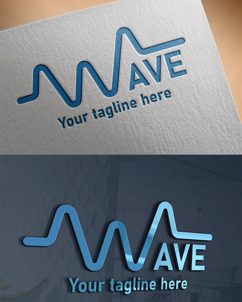 Wave Design Logo Template #97604 - TemplateMonster