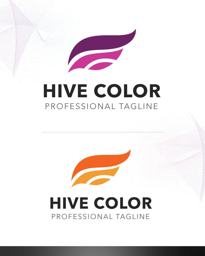 Hive Color Logo Template #97804 - TemplateMonster
