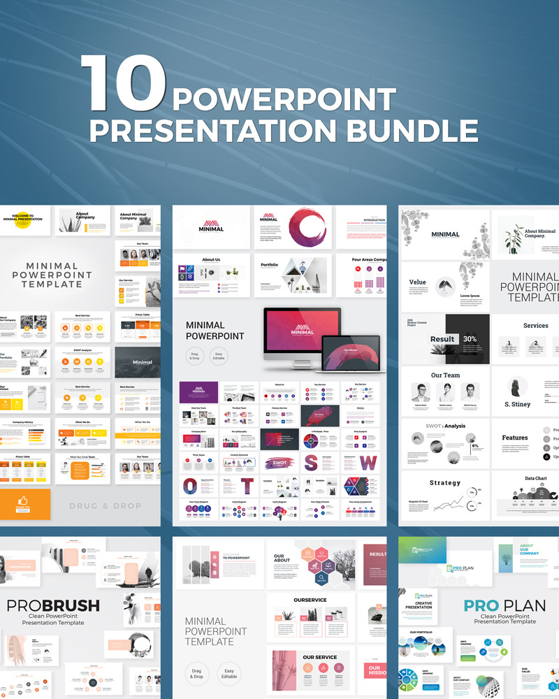 Presentation Bundle Powerpoint Template Templatemonster