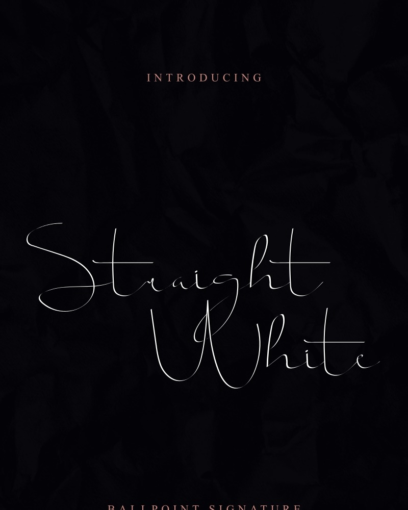 Straight white Font #97976 - TemplateMonster