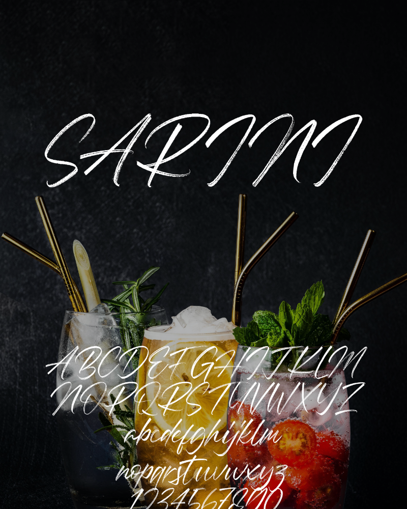 Sarini Font #98051 - TemplateMonster