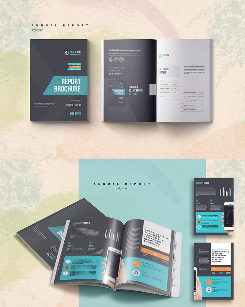 Annual Report- InDesign CC - Corporate Identity Template