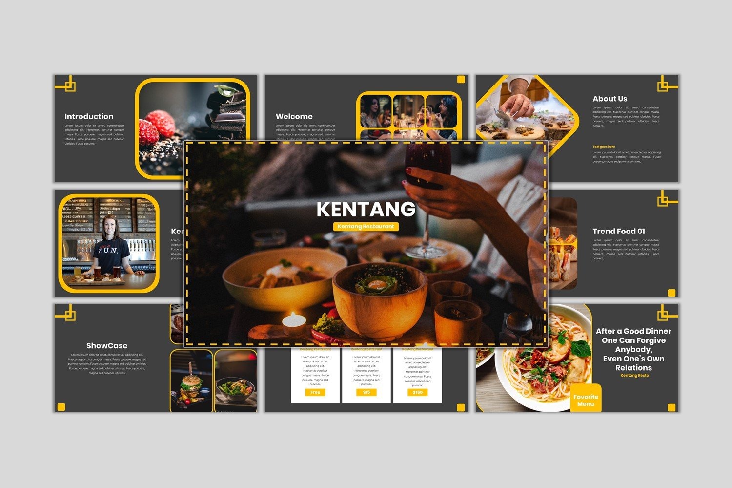 Kentang - Creative Business PowerPoint template