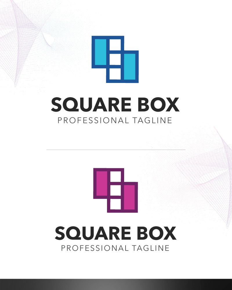 Square Box Logo Template #98176 - TemplateMonster