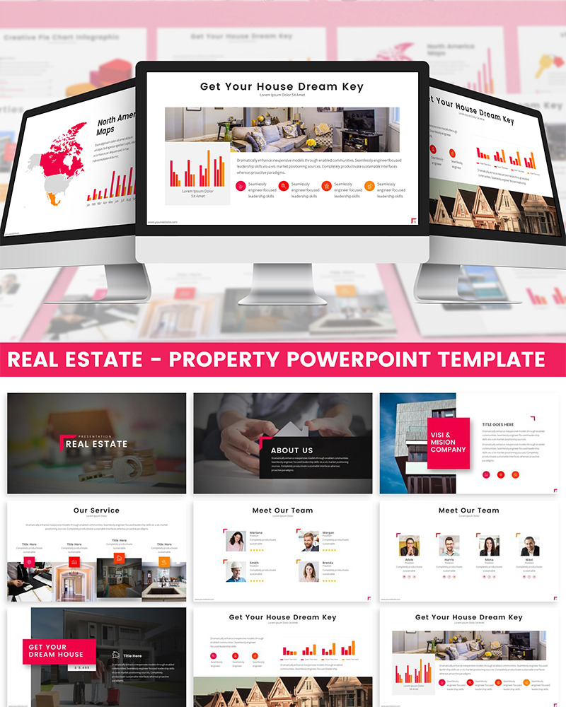 Real Estate - Property PowerPoint template - TemplateMonster