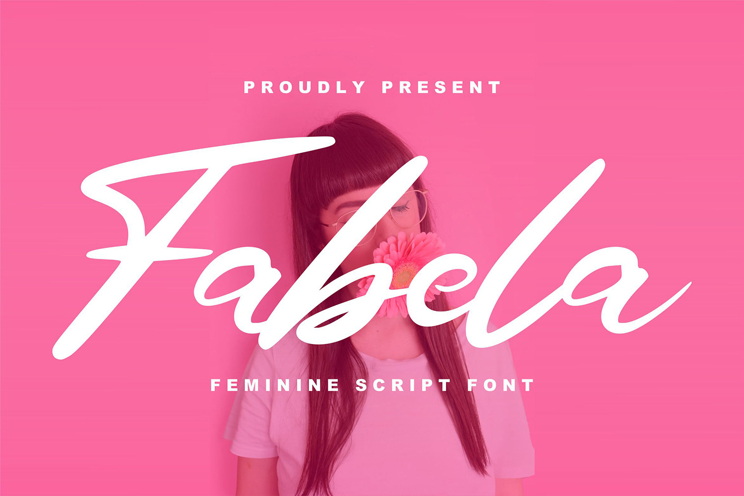 Fabela | Feminie Cursive Font #98360 - TemplateMonster