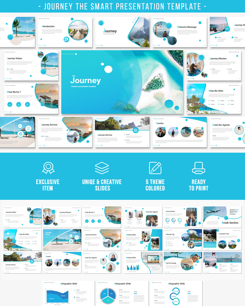 JOURNEY Presentation PowerPoint template - TemplateMonster