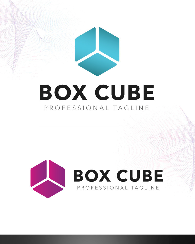 Box Cube Logo Template #98536 - TemplateMonster
