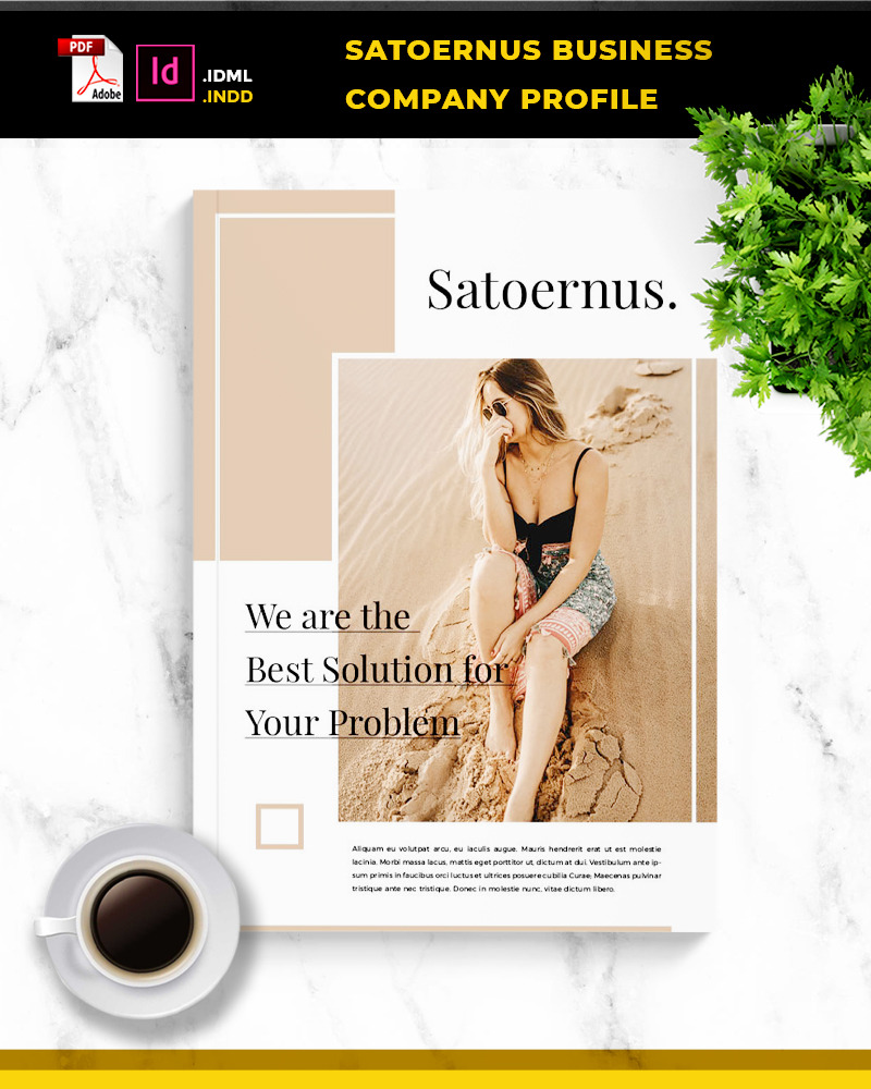 Satoernus - Business company Profile - Corporate Identity Template