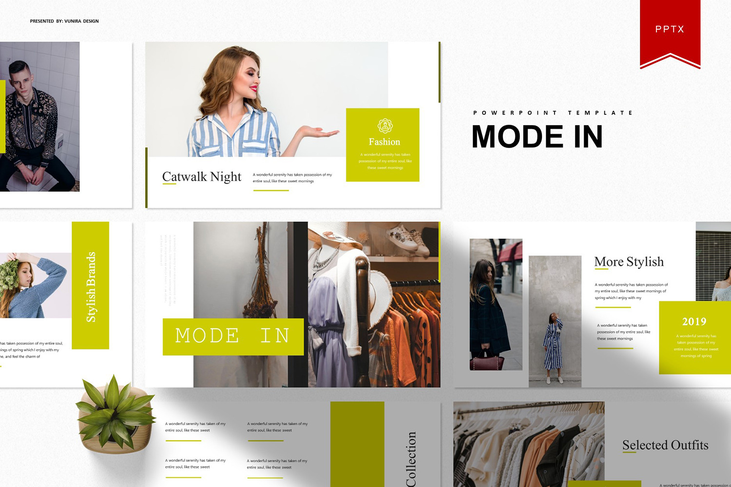 Mode In | PowerPoint template #98834 - TemplateMonster