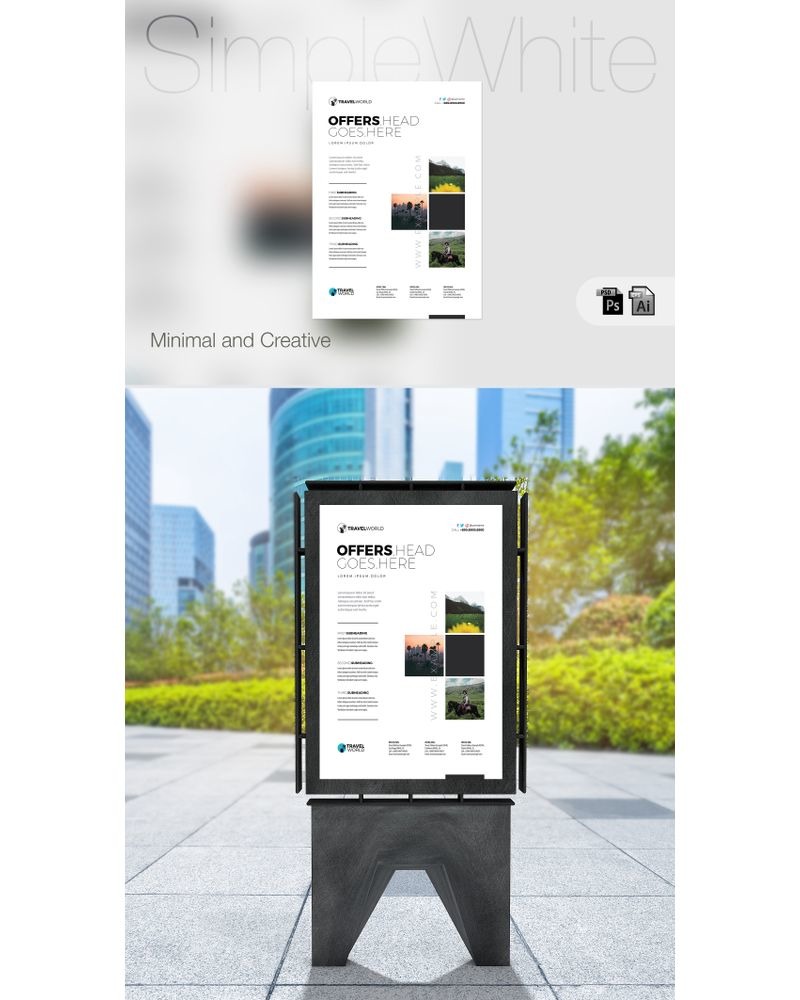 Simple Event / Notice Poster - Corporate Identity Template