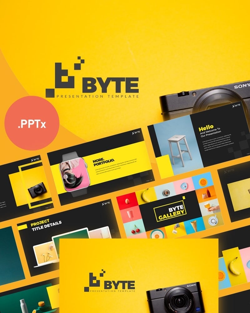 Byte Creative Presentation PowerPoint template