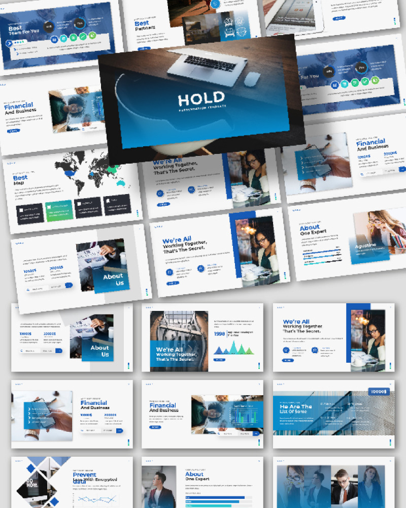 HOLD Presentation PowerPoint template - TemplateMonster