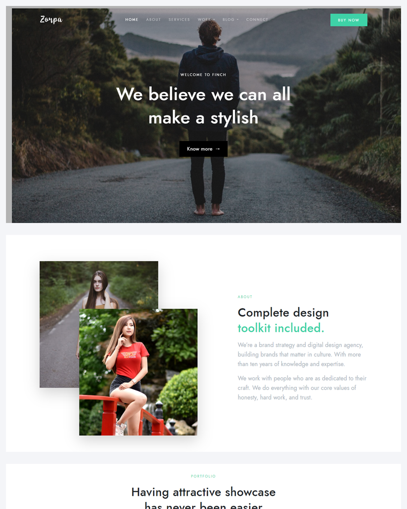 Zorpa - Creative Multipurpose HTML5 Website Template