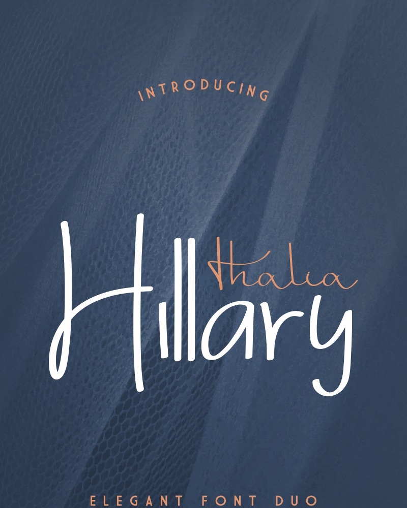 Thalia Hillary Font #99418 - TemplateMonster