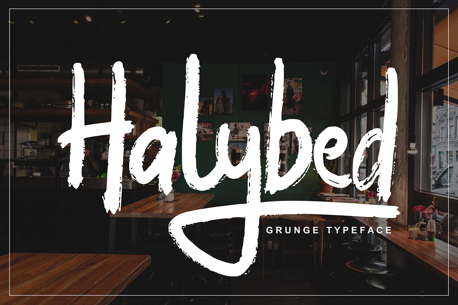 Halybed | Grunge Typeface Font #99639 - TemplateMonster
