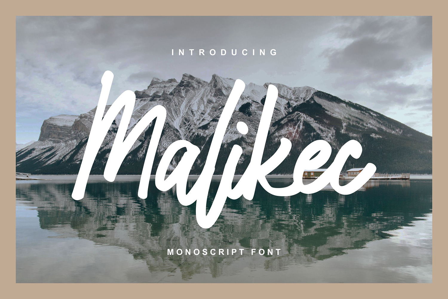 Malikec | Mono Cursive Font #99632 - TemplateMonster