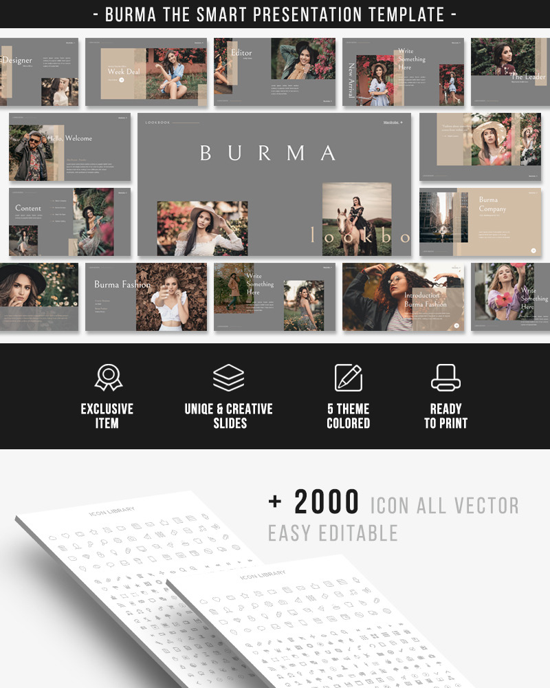 BURMA Google Slides PowerPoint template - TemplateMonster