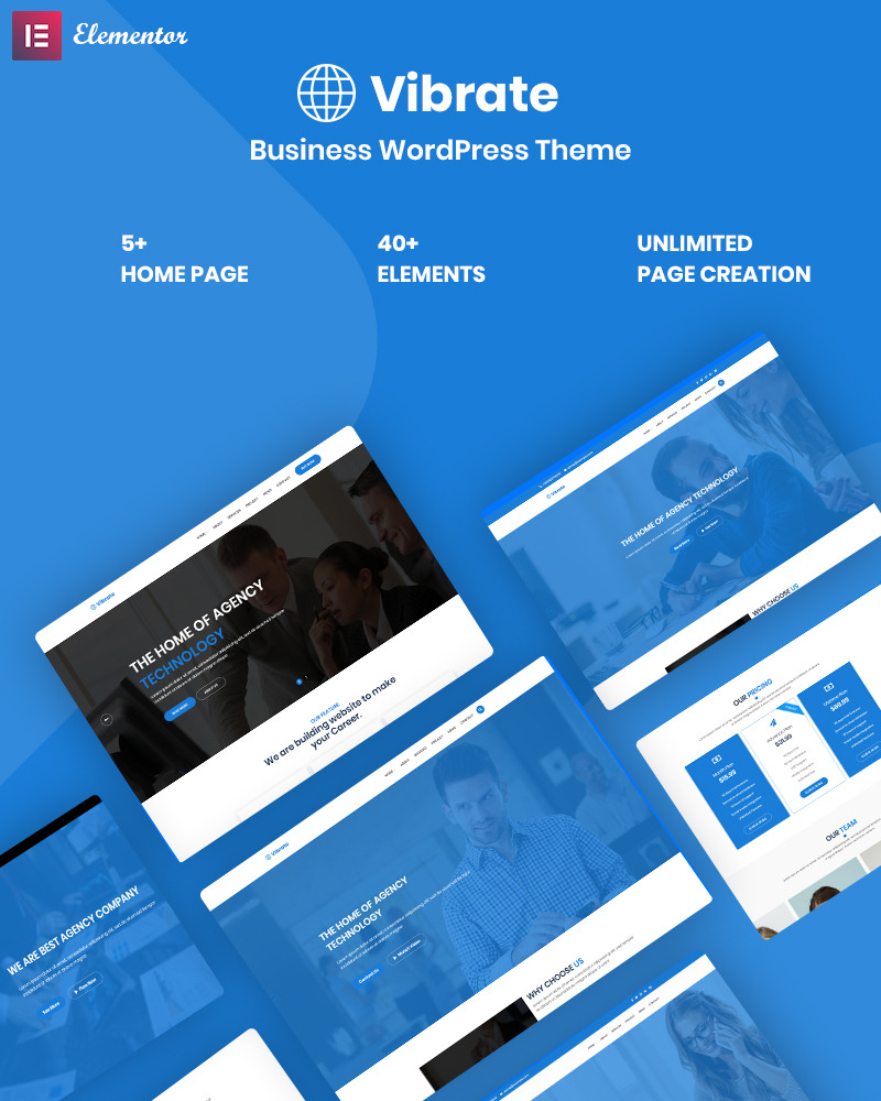 Vaibrate - Business Responsive WordPress Theme