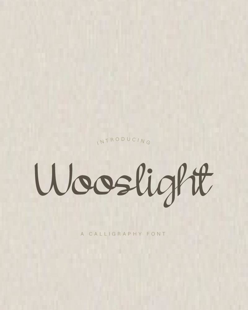 Wooslight Font #99995 - TemplateMonster