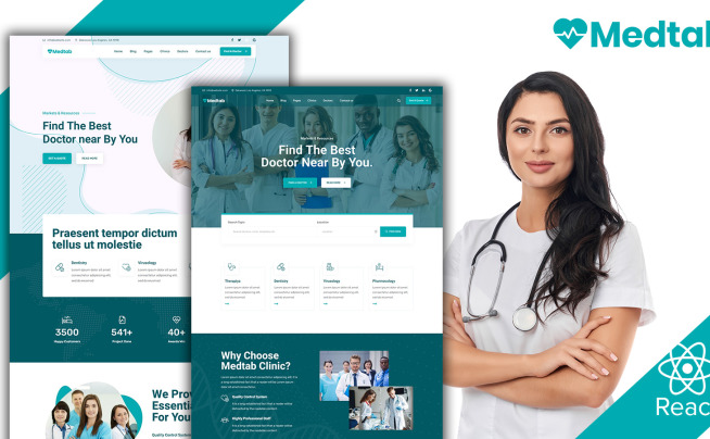 HTML Website Templates for Medical Websites 😷 Monster ONE