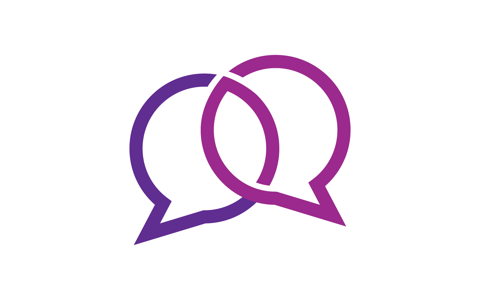 Création de vecteur pour le logo bulle discours