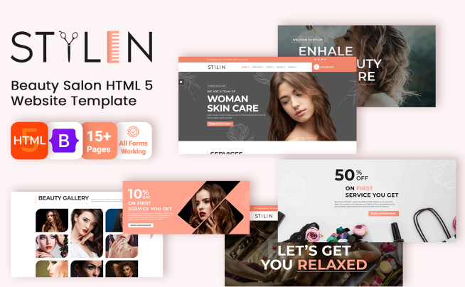 HTML Website Templates for Beauty Websites 💇 Monster ONE