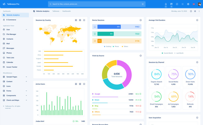 Admin Templates - Free Download in ONE Membership