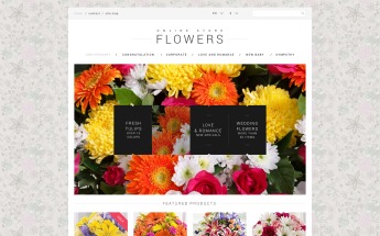 Plantillas Web para Sitios de Florerías | TemplateMonster