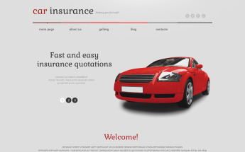 Car Insurance Responsive WordPress Theme #55029