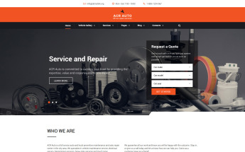 Best Car Repair Website Templates