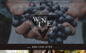 Wine and Beverages Themes Bundle Shopify Theme #94213