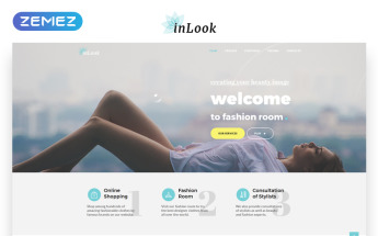 Fashion Responsive Landing Page Template #53430
