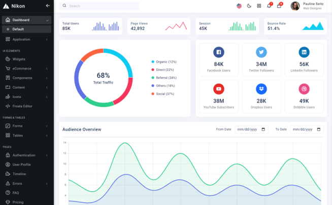 Admin Templates - Free Download in ONE Membership