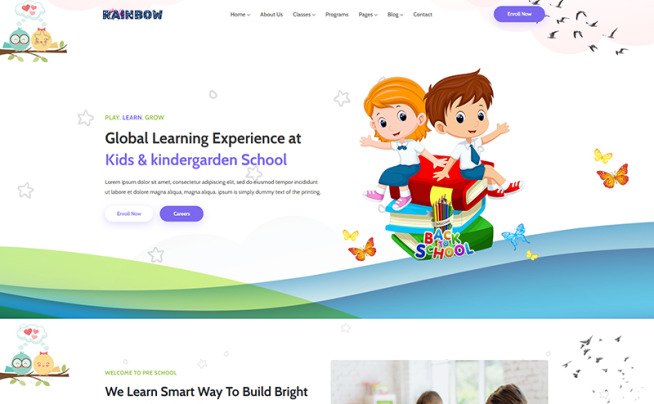 HTML Website Templates for School Websites 🏫 Monster ONE