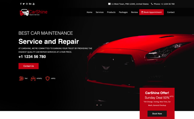 HTML Templates for Car Websites 🚗 Monster ONE