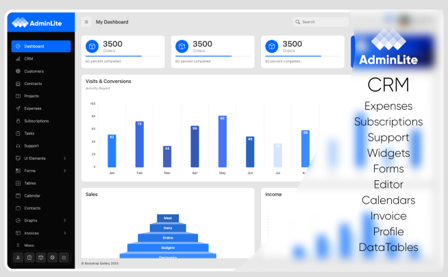 Admin Templates - Free Download in ONE Membership