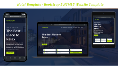 Hotel Template - Bootstrap 5 HTML5 Website Template #241007