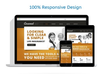 Insurance Responsive Website Template #44748