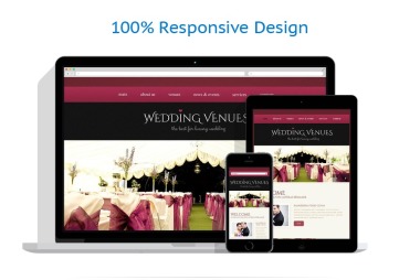 Wedding Venues Responsive Website Template #44755