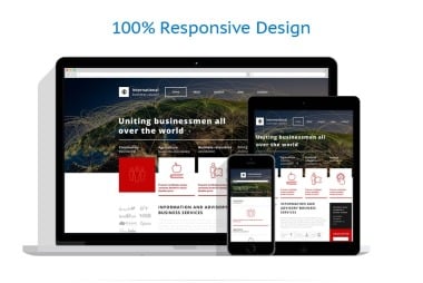 Public Relations Responsive Website Template #46711