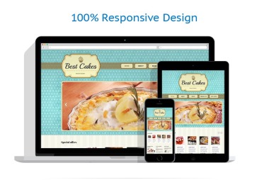 Bakery Responsive Website Template #47639