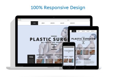 Plastic Surgery Responsive Website Template #47770